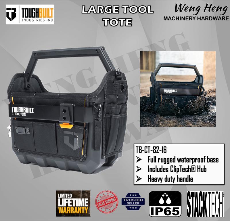 TOUGHBUILT Large Tool Tote - TB-CT-82-16 - TikTok Shop Malaysia