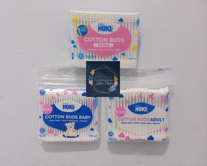 Jual Cotton bud bud kecil baby huki for baby 100pcs/untuk anak bayi 100 ...
