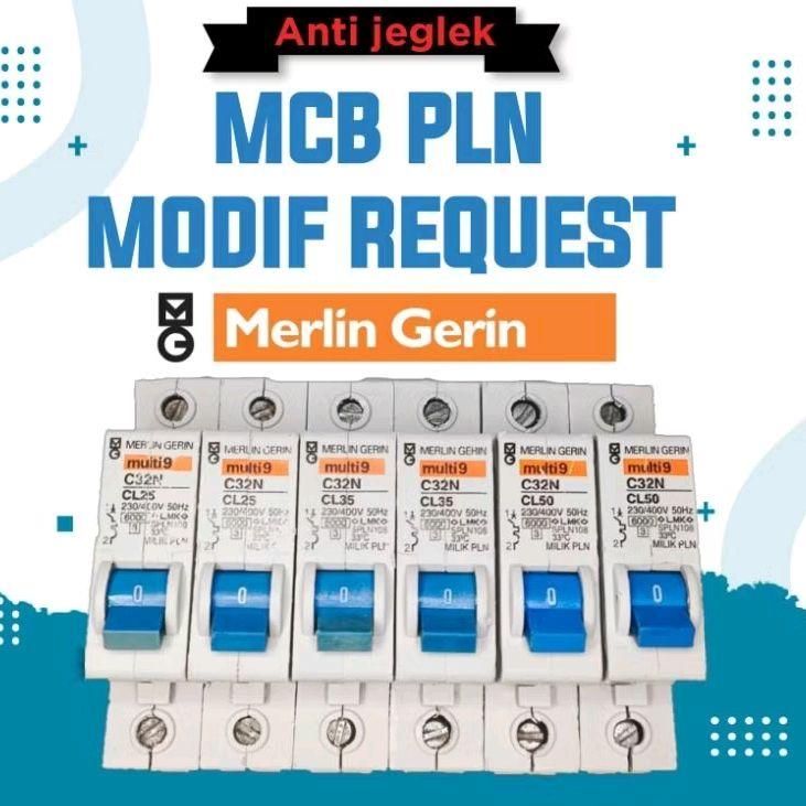 MCB PLN Merlin Gerin 1 phase modif Reques Anti jeklek sepert - Shop ...