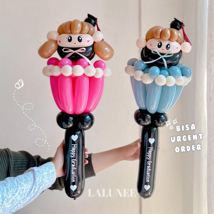 Jual Rose Doll Graduation Balloon Bouquet / Balon Bunga Wisuda / Buket ...