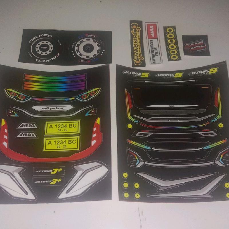 Setiker Lampu Animasi JB5 JB3 Lengkap Untuk Miniatur - Car, Stationery ...