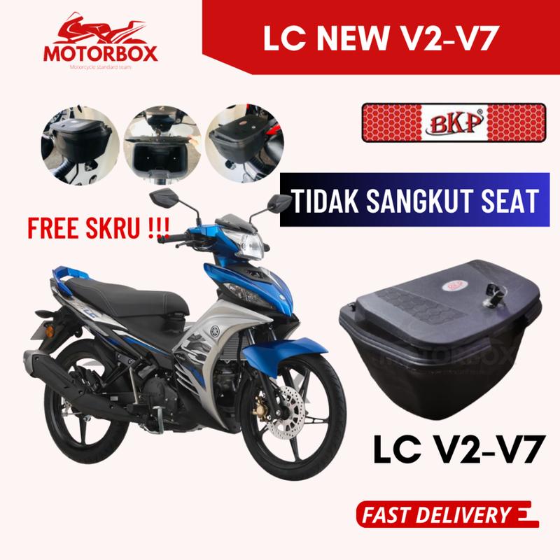 BKP BASKET CENTER BOX YAMAHA LC135 NEW LC2 LC V2 - V7 - PVC MOTOR ...