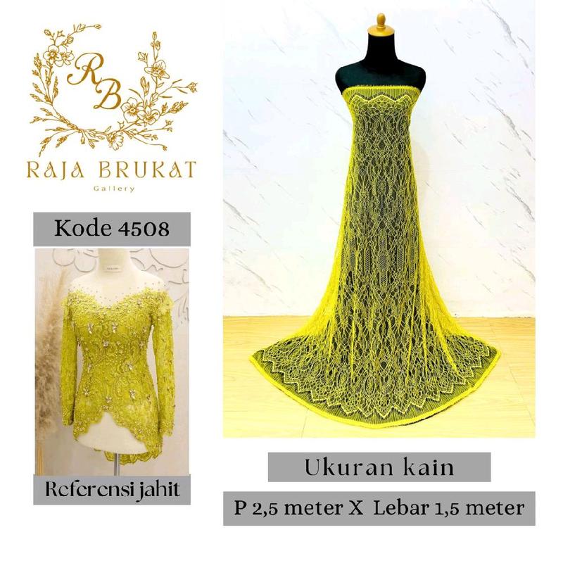 Kain Panel Brukat Semi Prancis Chantily 4508 - Grade B - Panjang - Shop ...