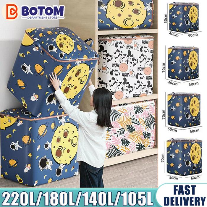 【Ready Stock】220L/180L/140/105L Large Storage Bag Clothes/Blanket ...