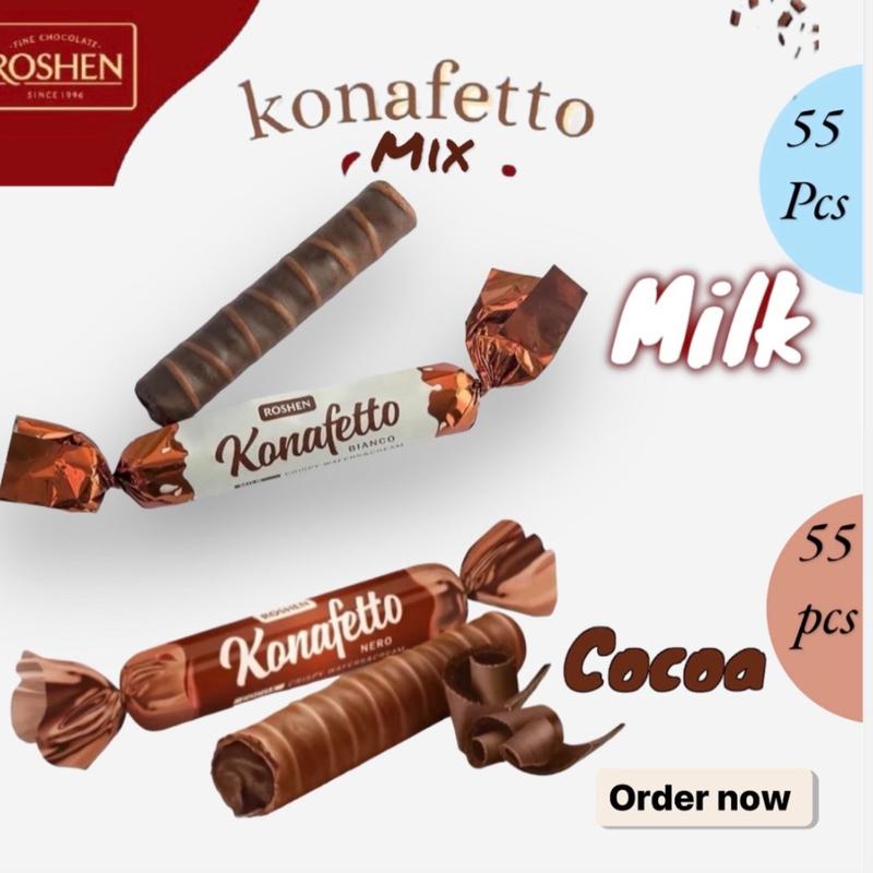 Mix konafetto Rolled Wafers Cream Viral Arab (12 Pcs Mix & 30 - TikTok ...