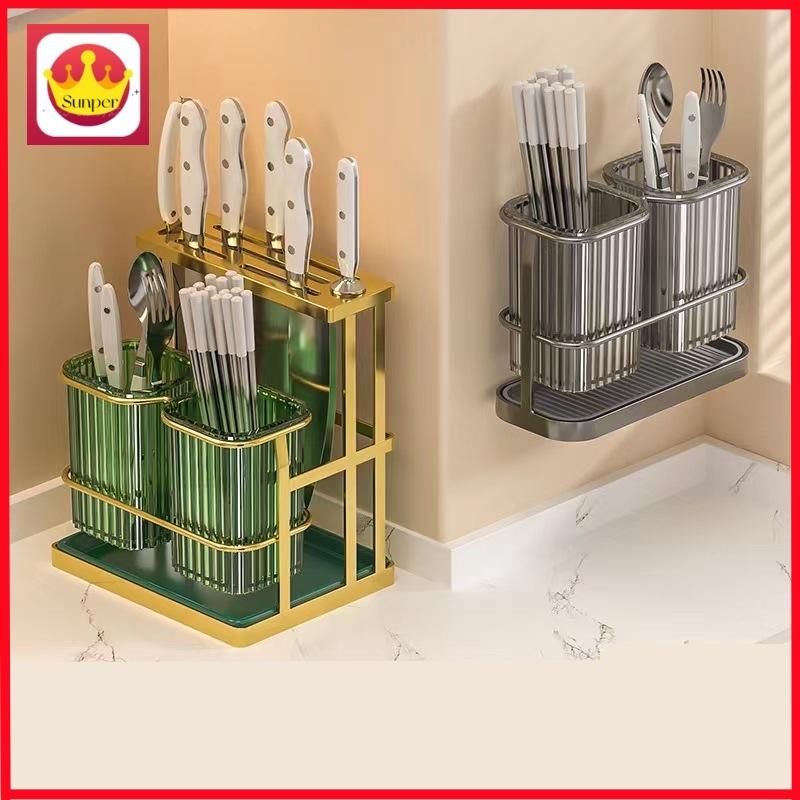 Rak Sendok Pisau Rak Dinding Tempat Sendok Garpu Peniris Ala - Shop ...
