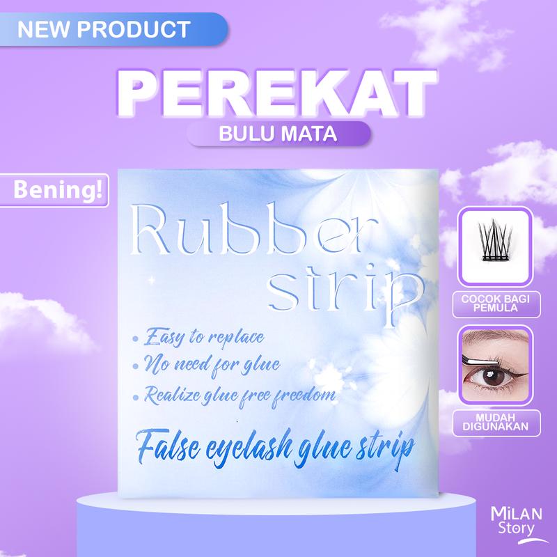 Milan Story Perekat Bulu Mata Bening Transparan Rubber Strip - Shop ...