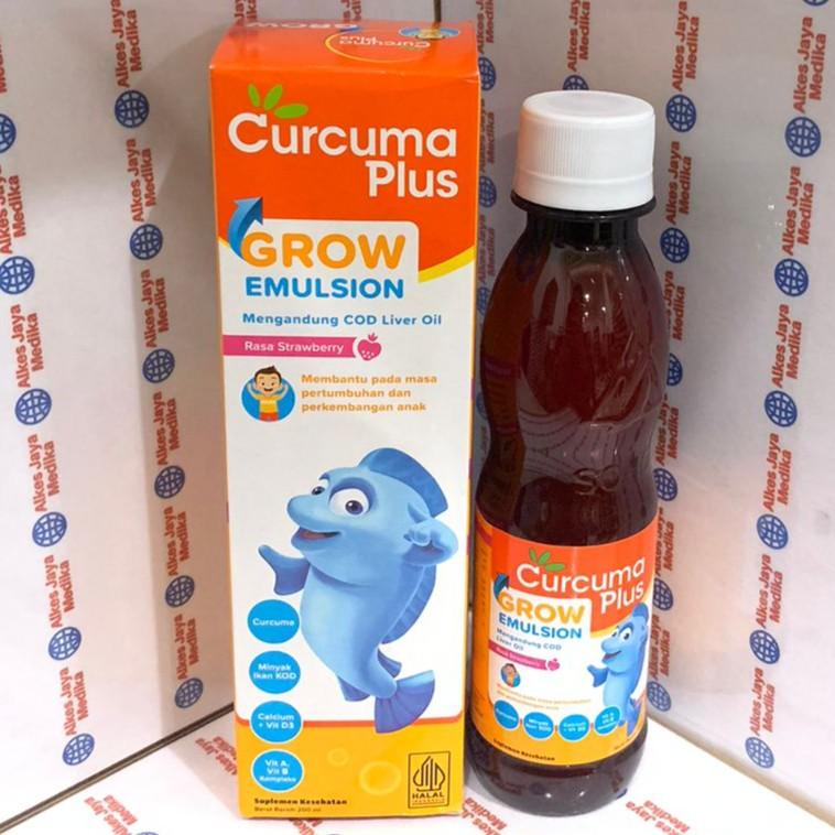 CURCUMA PLUS GROW EMULSION 200ml rasa strawberry/nafsu makan - Shop ...
