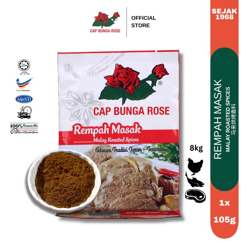 Rempah Masak Cap Bunga Rose 105gram/pek - Multipurpose Malay - TikTok ...