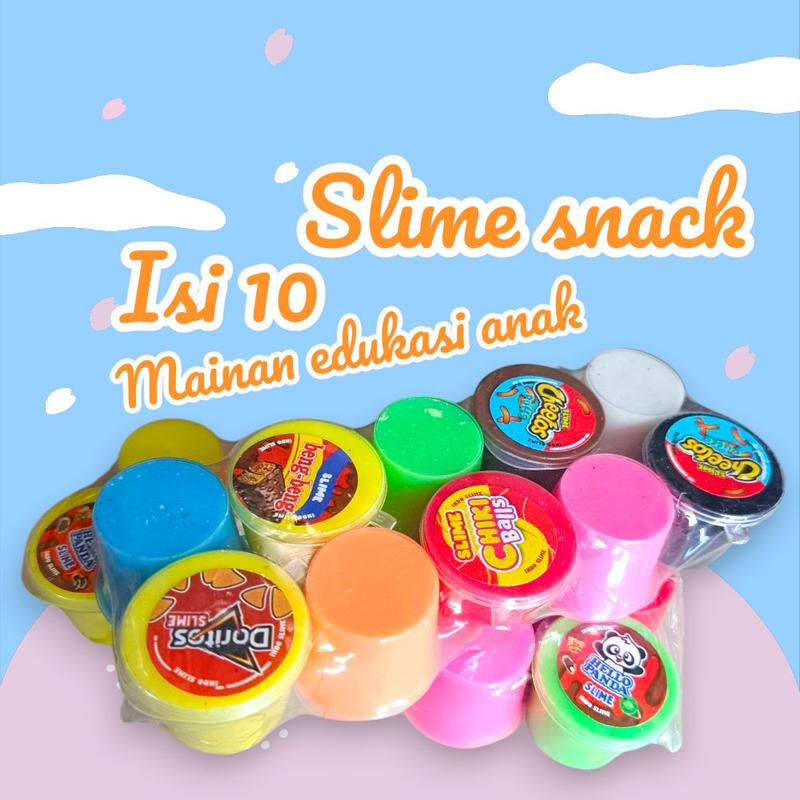 Mainan Slime Snack Edukasi Anak - Isi 10 Slime Squishy Toys - Shop ...