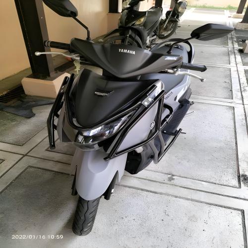 YAMAHA MIO GEAR 125 - HEAVY DUTY FULL CRASH GUARD ( POWDER COAT ...