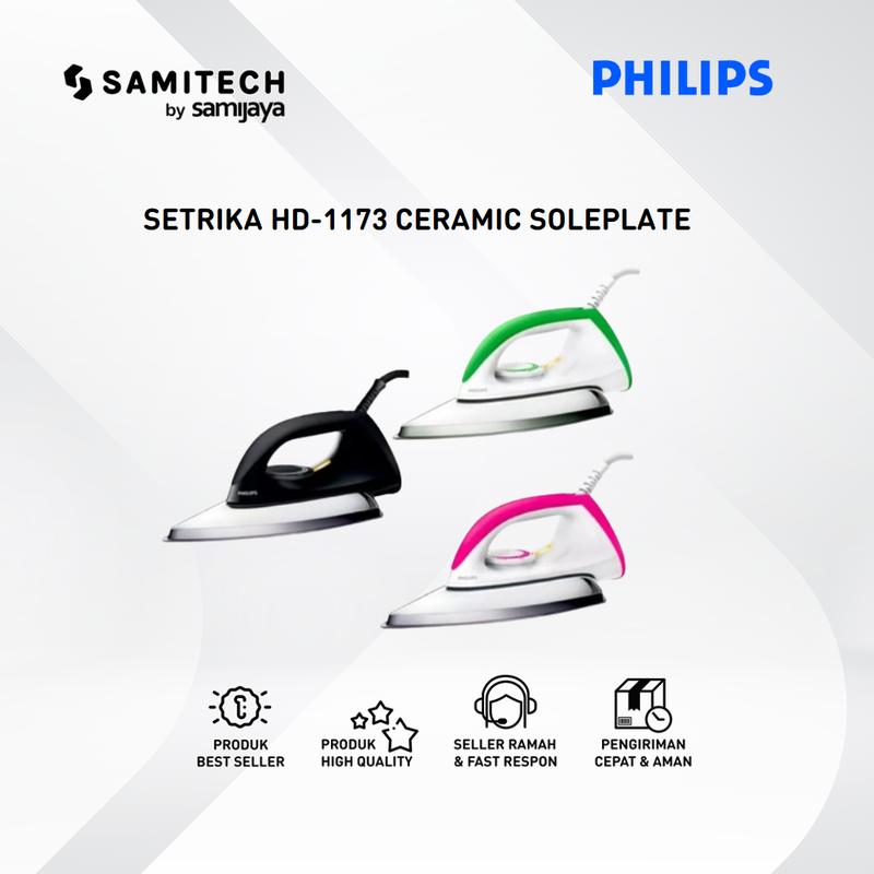 SETRIKA PHILIPS HD-1173 HD1173 1173 ANTI LENGKET Kabel setrika philips ...
