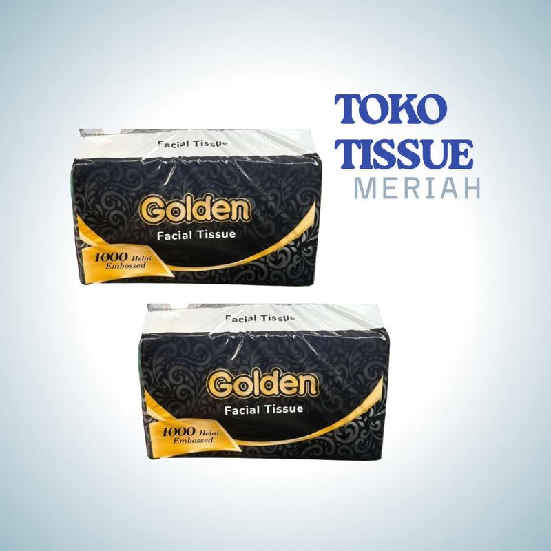 Golden - Tissue Wajah Golden 1000 Helai Bundle 2 dari Toko Tissue ...