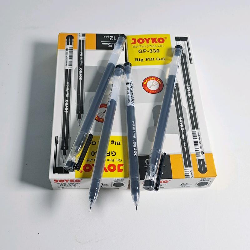 12 PCS Pulpen Bolpen JOYKO GP-330 mata pena 0.5 mm Tinta Hitam - Shop ...