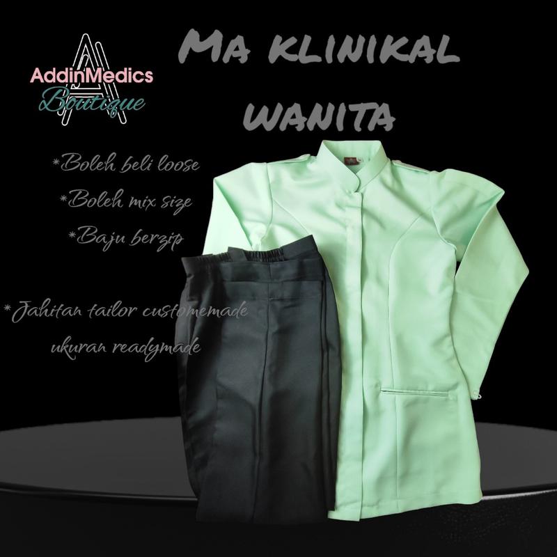 Uniform MA PPP klinikal lelaki wanita AddinMedics - TikTok Shop Malaysia