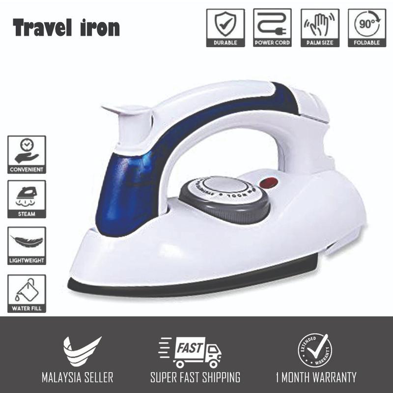 Portable Mini Foldable Travel Steam Iron/Seterika Mini Boleh - TikTok ...