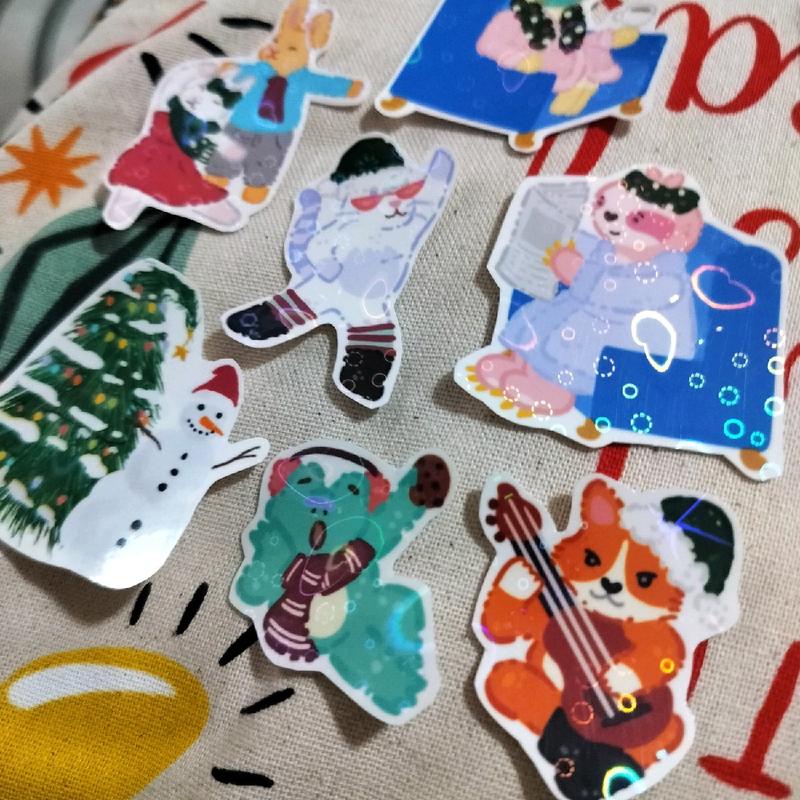 Assorted Iridescent Sticker Pack - TikTok Shop Singapore