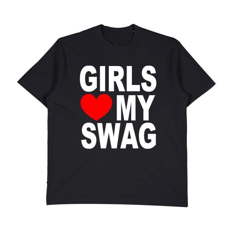 soft CROPPED TEE GIRLS LOVE MY SWAG BY HASSURU Unisex Heavyweight ...