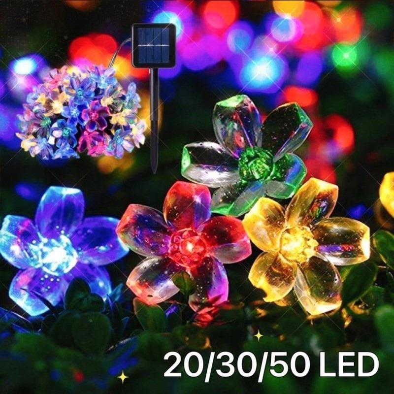 Lampu LED Bunga Sakura, Dikuasakan Suria, Lampu Rentetan Peri, - TikTok ...