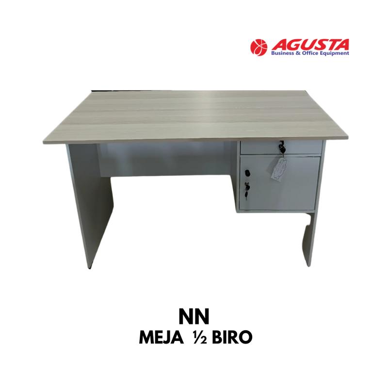 Meja Kantor Setengah Biro NN - Desain Minimalis, Kokoh, dan Elegan ...