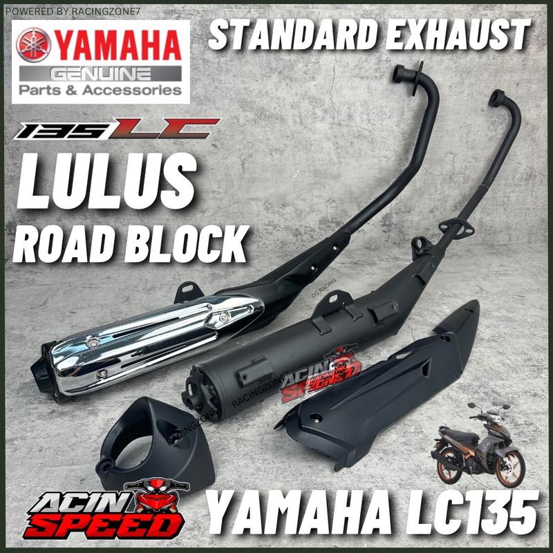 YAMAHA LC135 4S 5S (New) Standard Exhaust Pipe/ LC135 Ekzos V1 - TikTok ...