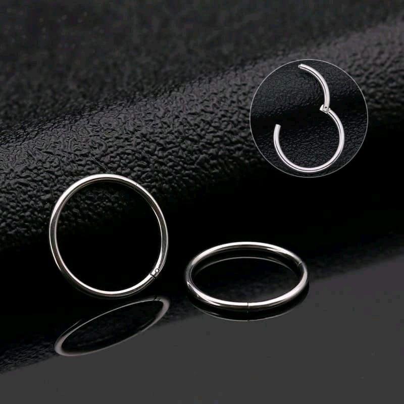 1 Pcs Anting Ring O 1.2 mm Piercing Conch Healix Tragus Lip - Shop ...