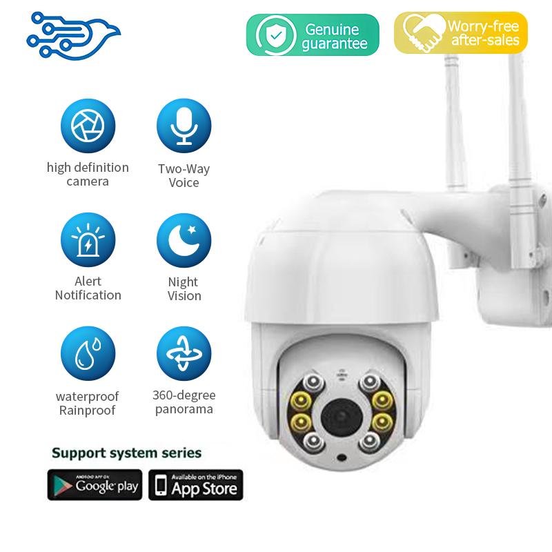 [FREE 128GB] 1080P Wireless Outdoor Waterproof WiFi Camera Connectable ...