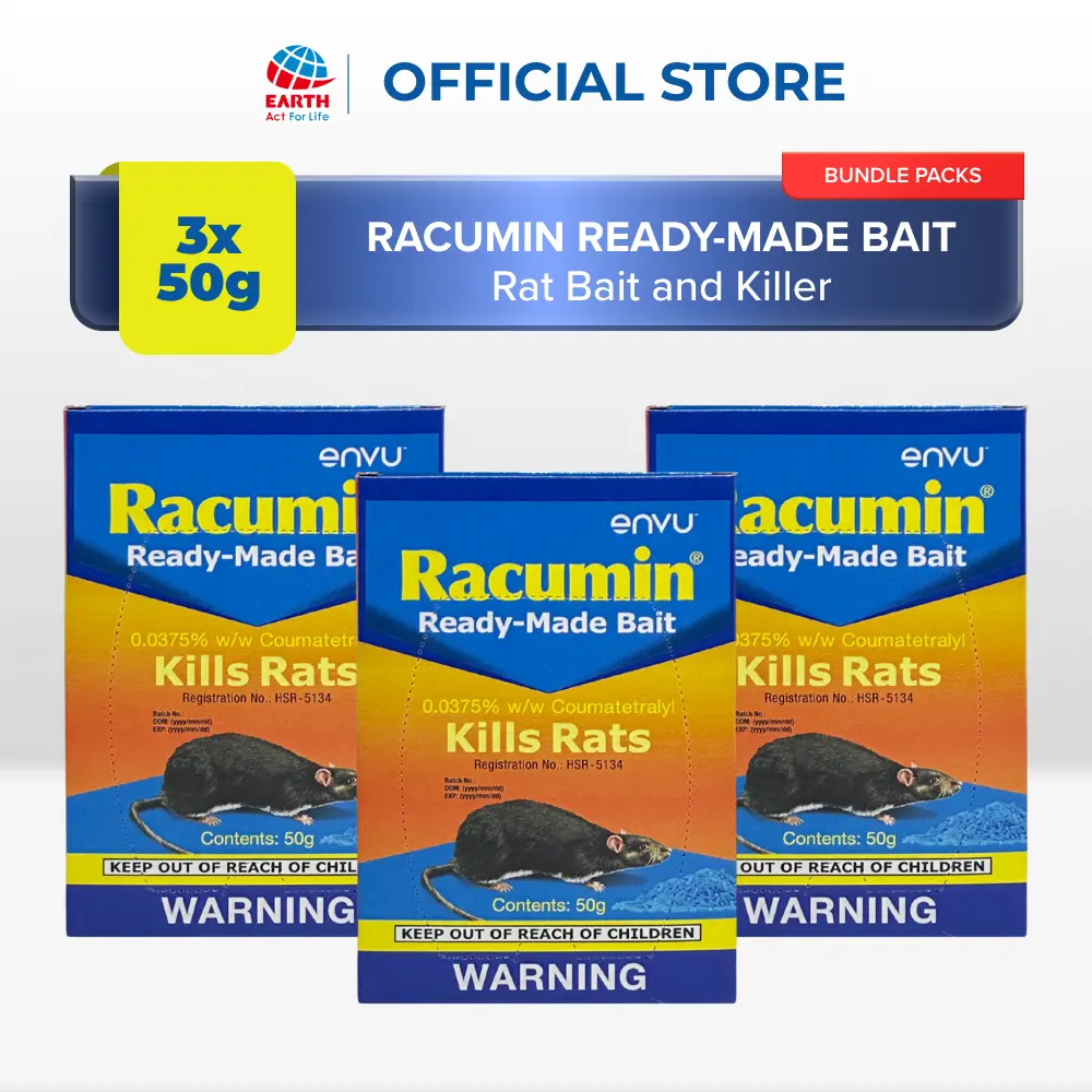 Racumin Ready-Made Bait Rat Killer 50g - Bundles of 3 - TikTok Shop ...