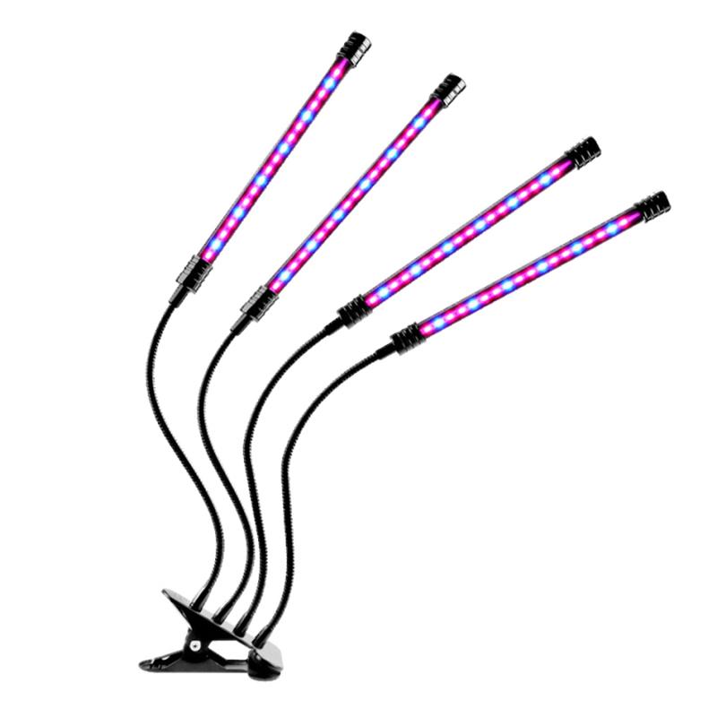 Succulent plant light fill light LED plant light four-head clip light ...
