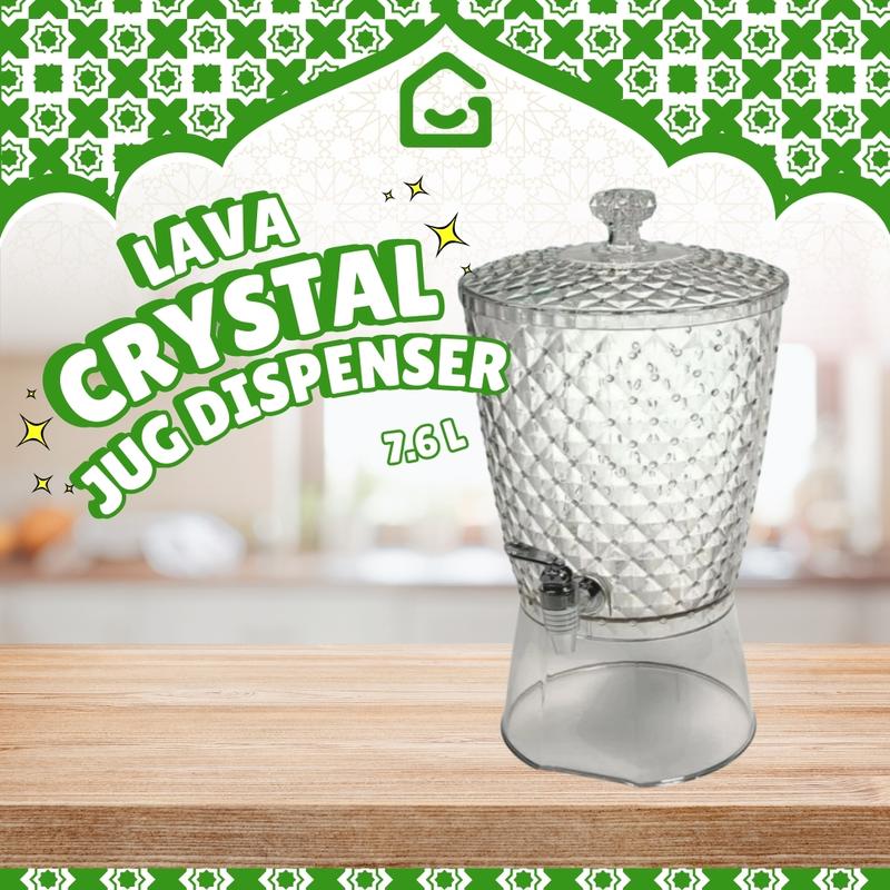 READY STOCK LAVA TAMU CRYSTAL WATER DISPENSER 7.6L I BALANG AIR ...