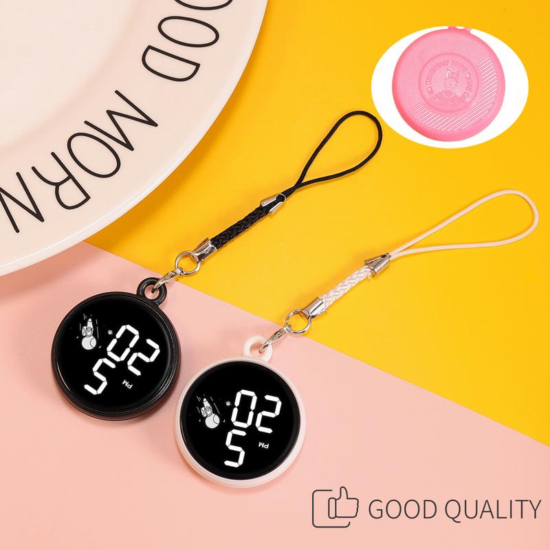 Quartz Keychain Watch Pocket Watch Dial Creative Astronaut Led - TikTok ...