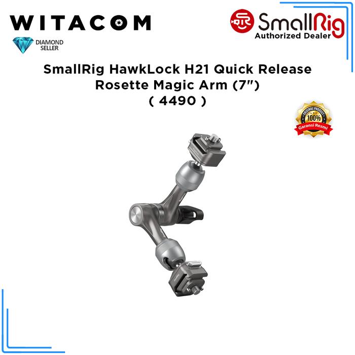 Promo SmallRig 4490 HawkLock H21 Quick Release Rosette Magic Arm (7 ...