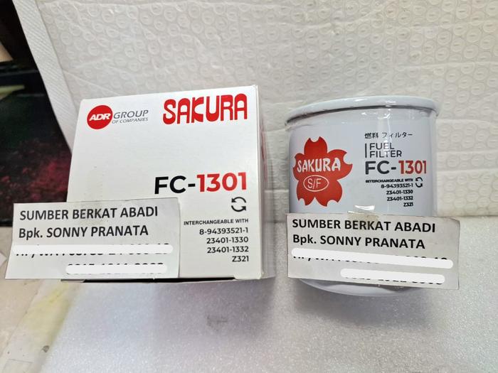Jual BEST - SAKURA FC-1301 FC1301 FC 1301 FUEL FILTER Z321 Z 321 8 ...