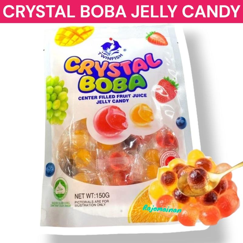Jelly Crystal Boba Candy Fruit Center Filled Gula Gula Jelly - TikTok ...