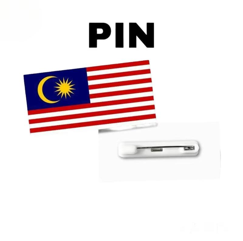 Lencana Pin Emas , Malaysia , saiz 5x2.5cm, Pin Clips pin bendera ...