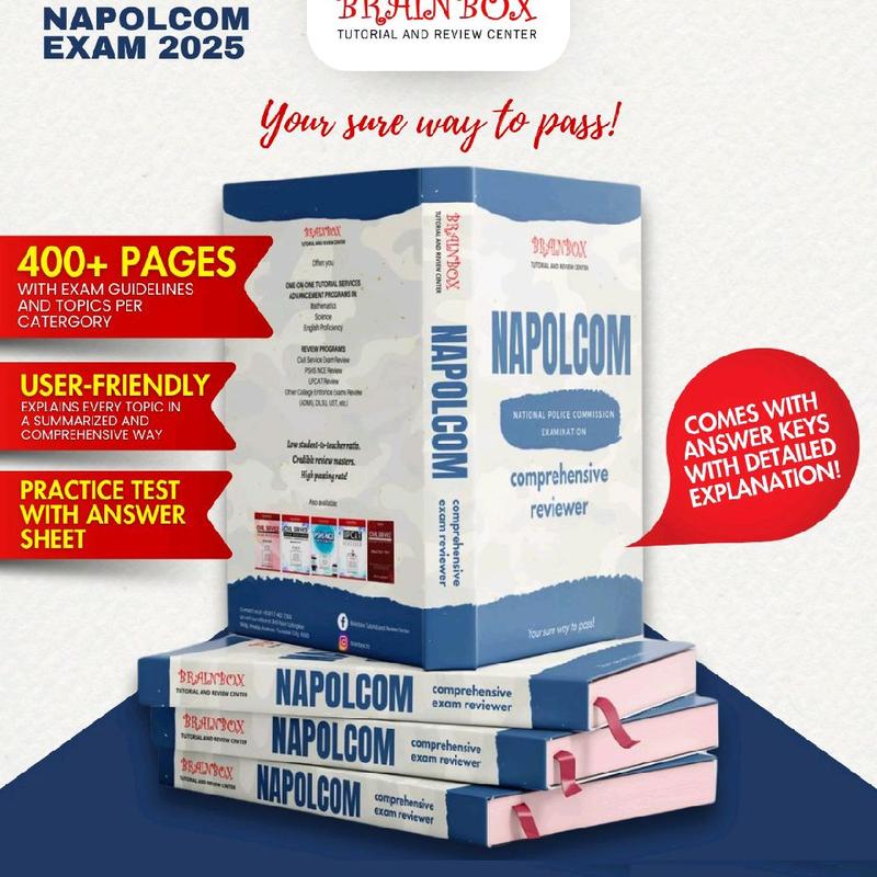 Brainbox Napolcom Reviewer 2025 - TikTok Shop Philippines