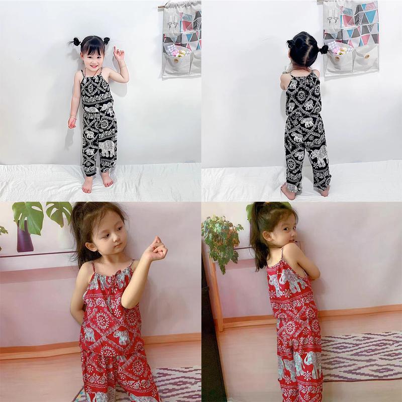 Set Rompi Perempuan, Gaya Musim Panas, Baju Suspender Bercetak - TikTok ...