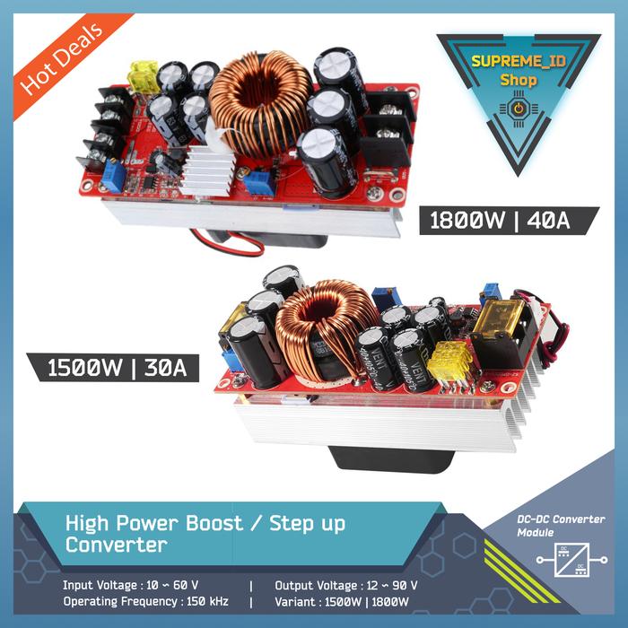 Jual DSKJ High Power DC-DC Step Up Boost Power Supply Converter ...