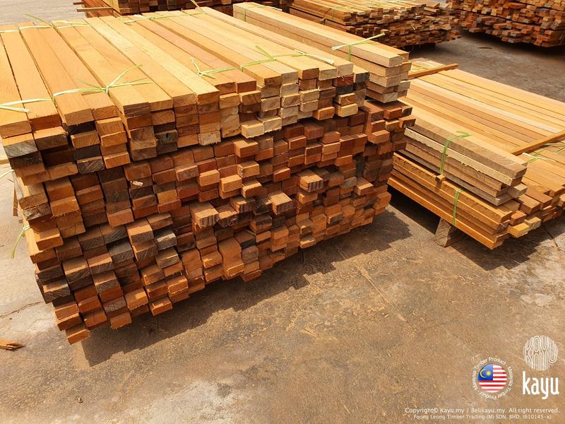 Kayu Balau Solid Wood 1" x 2" (2 ft) - TikTok Shop Malaysia