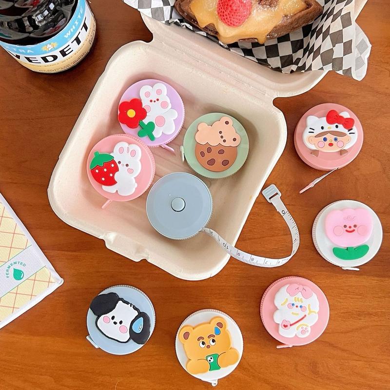 !!RANDOM!! Meteran Baju Kain Mini Bulat Karakter Lucu 150cm inch - Shop ...