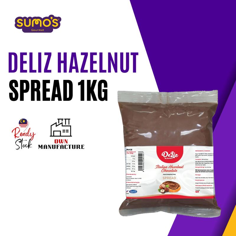 Sumos-DeLiz Italian Hazelnut Chocolate Spread Food Service / Sapuan ...