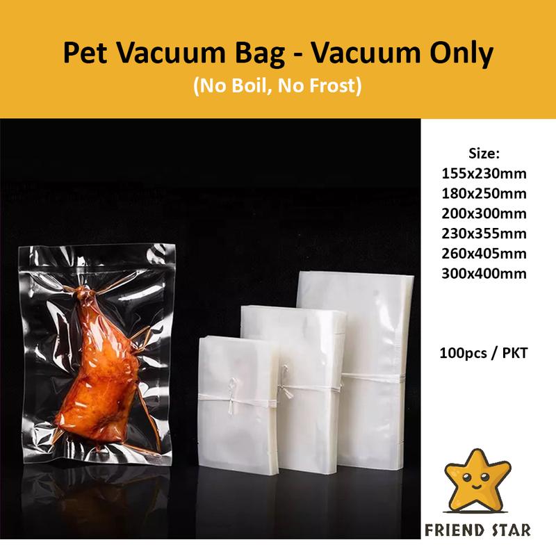 Beg Plastik [100pcs] [6 Sizes] Budget Vacuum Purpose ONLY Ba - TikTok ...