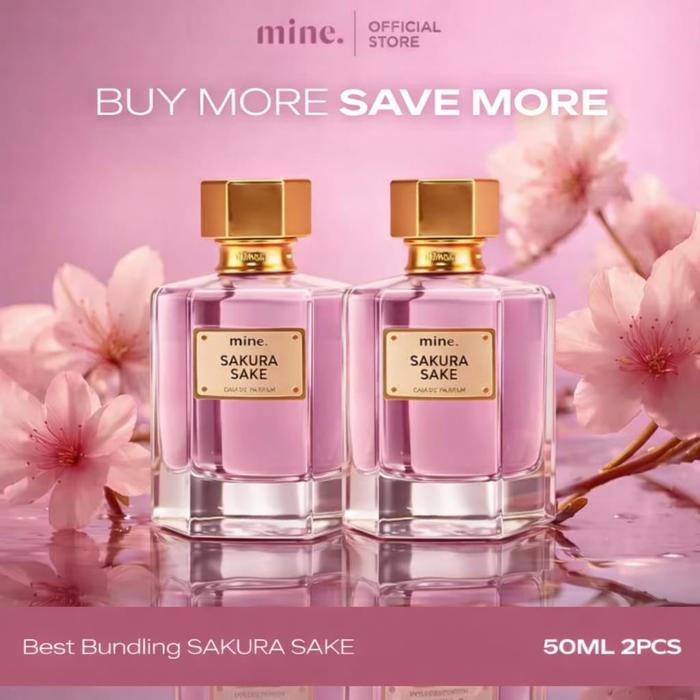 Promo Mine Perfumery Double Pack Sakura Sake - 2 x 50 ml Eau De Perfume ...