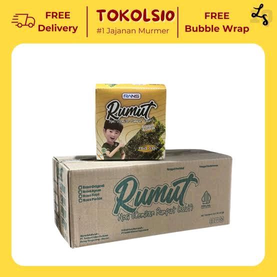 Jual 1 DUS RANS RUMPUT LAUT PANGGANG NETTO 5 BOX X 12 PCS - Barbeque ...