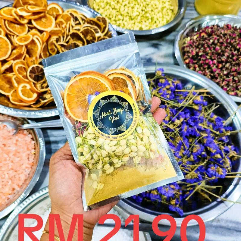 Mandi Bunga Pack Viral Auranur - TikTok Shop Malaysia