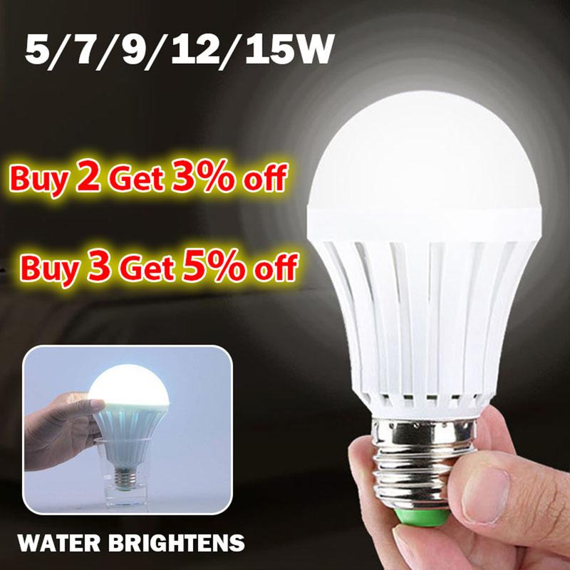 Led Emergency Light LED Bulb E27 Led Lamp 5W 7W 9W Rechargeable ...