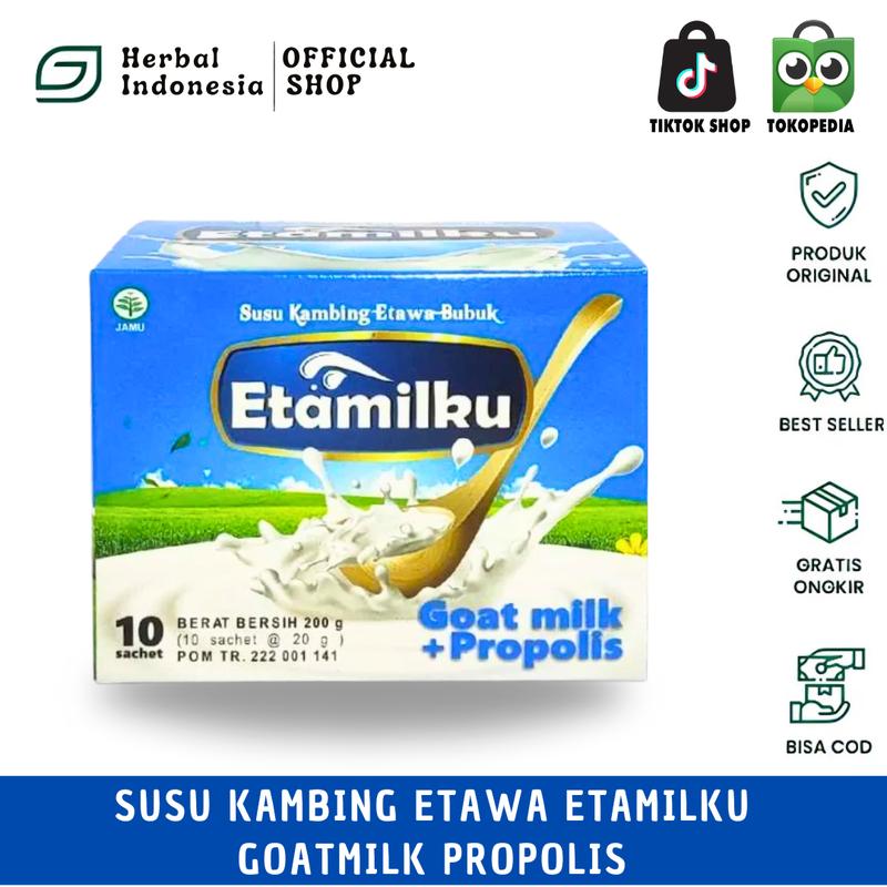 (LIVE) Etamilku - Susu Kambing Etawa Plus Propolis 1 BOX isi - Shop ...