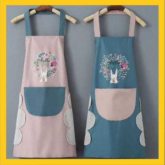 ~ PIYOSHI08 ~ Apron Masak Celemek Waterproof Anti Minyak Karakter Lucu ...