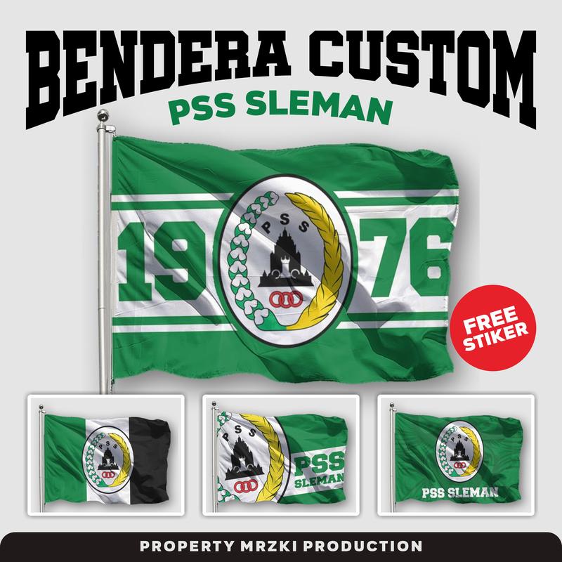Bendera PSS Sleman | Miniflag Spanduk Kain PSS Sleman | Bendera - Shop ...