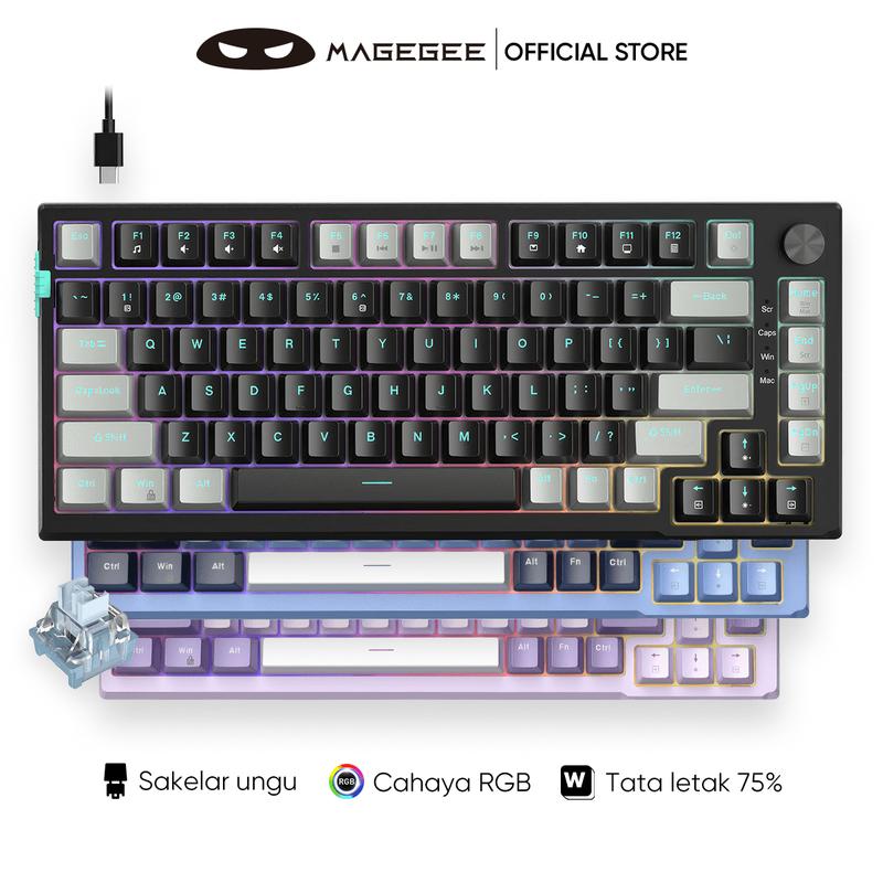 MAGEGEE Mechanical Keyboard Gaming Wired Customized Replaceable - Shop ...